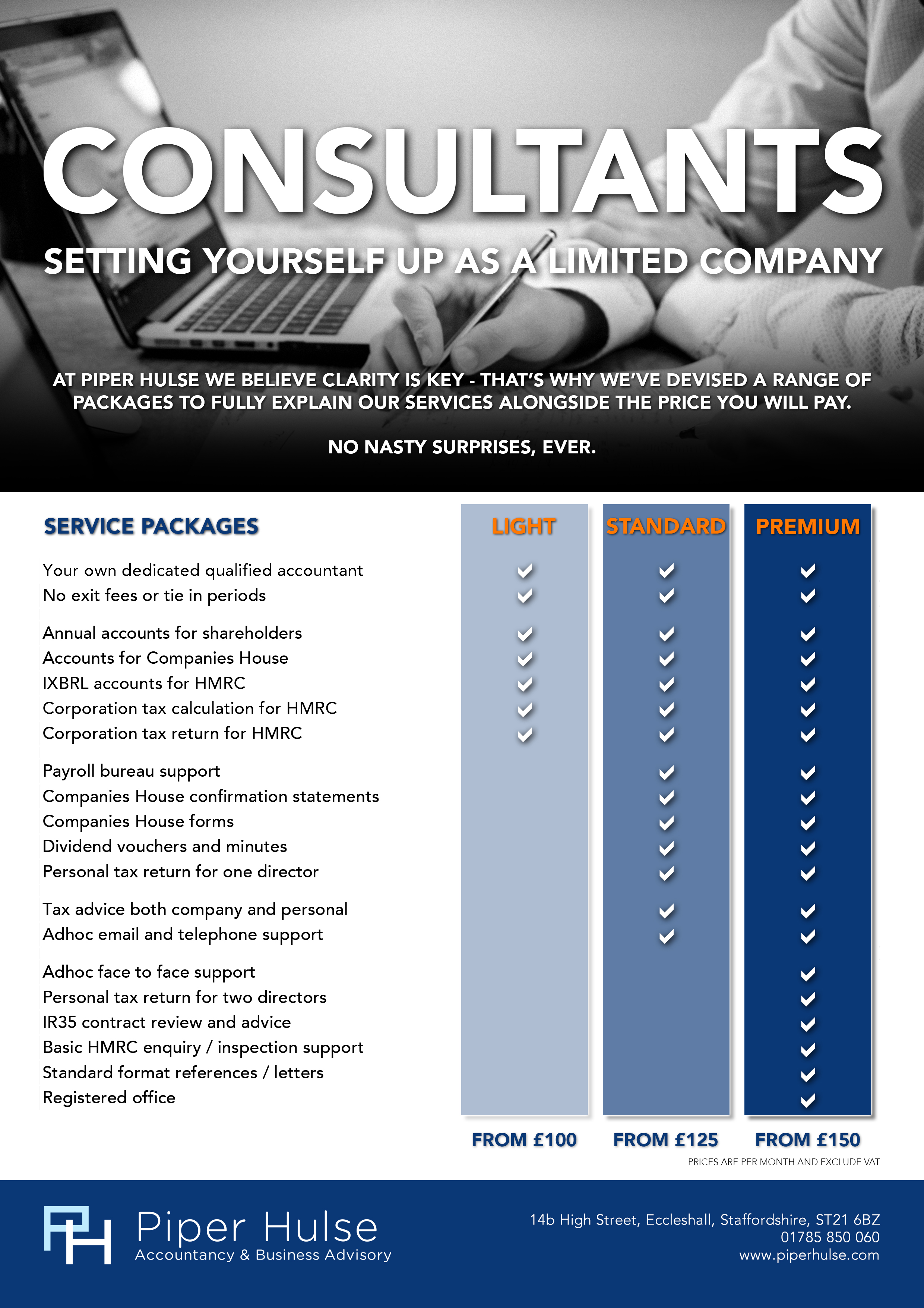 Consultant Packages – Piper Hulse